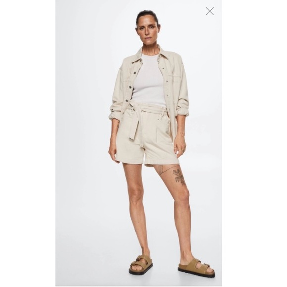 Mango | Shorts | Mango Paperbag Denim Shorts | Poshmark